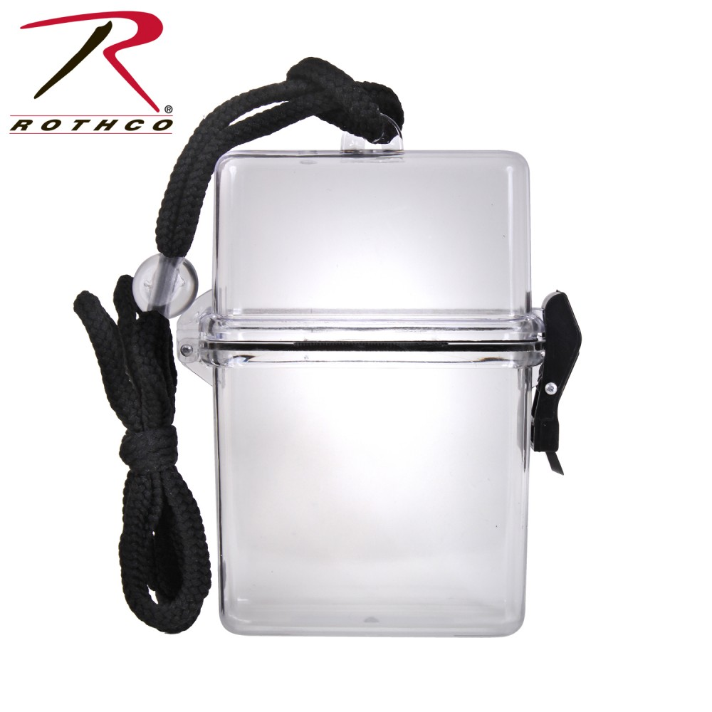 1104 Waterproof Plastic Sport Case Container with Lanyard Clip Closure ...